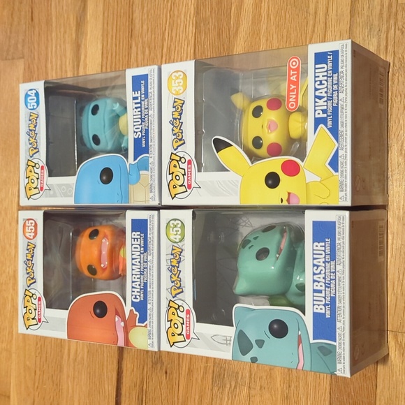 Funko | Toys | Pokemon Funko Pop Charmander Bulbasaur Squirtle Pikachu ...
